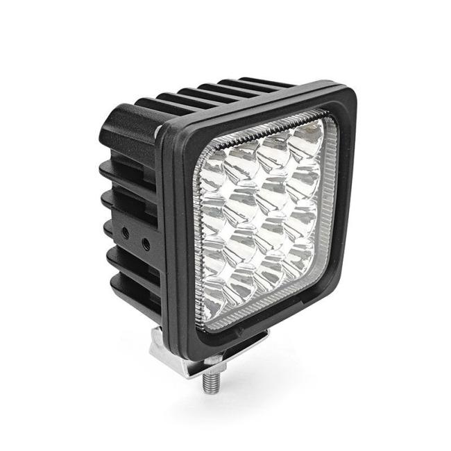 10-30V Professional Square 48W LED Work Light for Mining Machinery