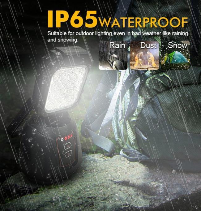 16W Rechargeable LED Emergency Lantern Portable Outdoor Work Light with Flashing Design