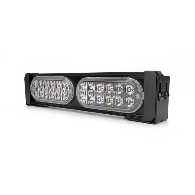 COB LED Strobe Light Flashing Mode Magnet Base Car Traffic Emergency Light Bar Danger Warning Flash White