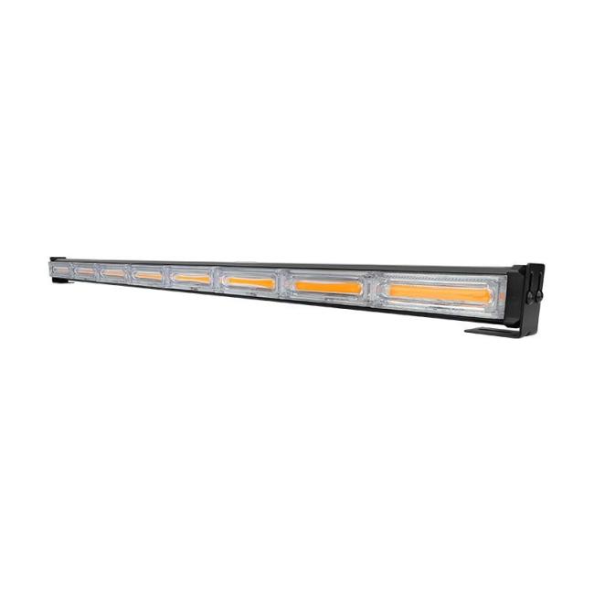 Amber White Red Blue 12W COB LED Dual Side Hazard Warning Strobe Emergency Light Bar