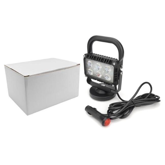 18W LED Work Light IP67 with Handheld & Cigarette Lighter Plug China