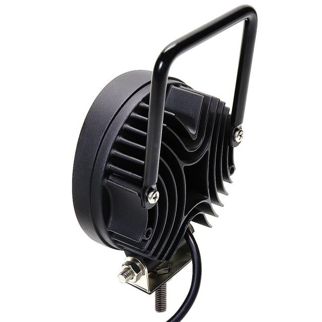 4 Inch 27W Round Portable LED Work Light Spot Magnetic Base 12V 24V