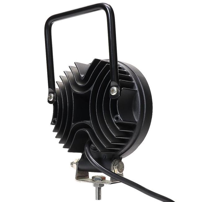 4 Inch 27W Round Portable LED Work Light Spot Magnetic Base 12V 24V