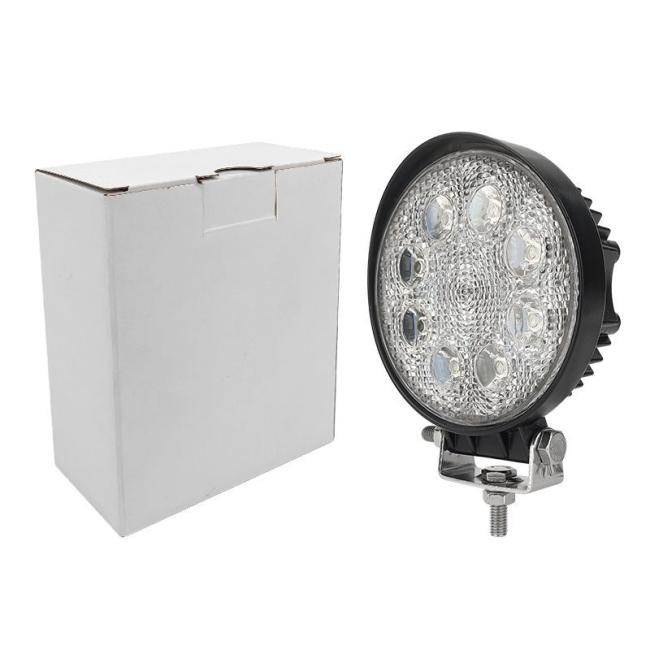 Forklift LED Round Auxiliary Light 24W Waterproof LED Working Light Forklift Light