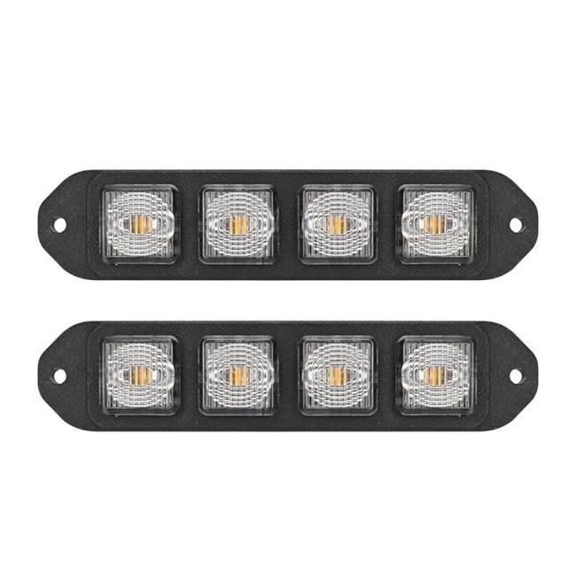 12-24V 12W Truck Warning Light in operation at night