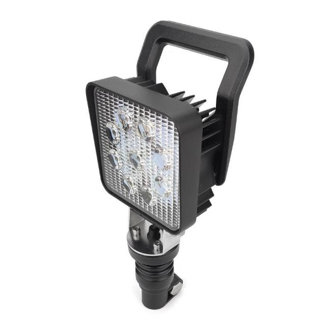 LED Working Light with Handle DIN Pole Flood Beam with on-off Switch Work Light 10-36V