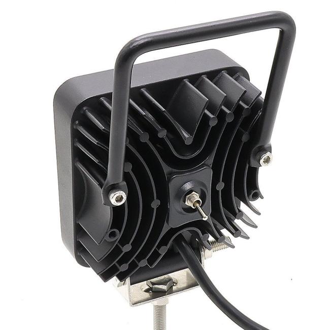 Square LED Work Light 27W with on/off Switch and Handheld 10-36V