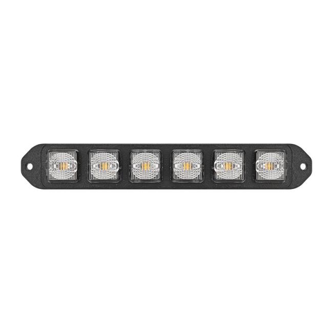 Flashing Warning Side Marker Light 6LED 18W Surface Mount Strobe Light