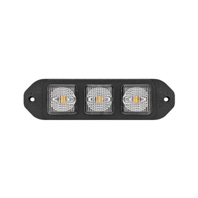 9W Amber Flexible LED Flash Penetration Light Strobe Light Bar Forklift Warning Light