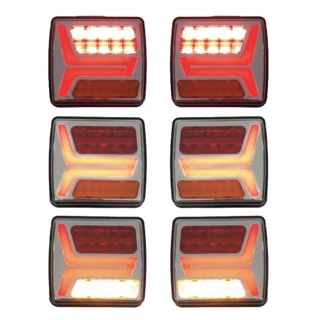Tractors Touring Cars and Tugboat Tail Lamp E9 Emark CE RoHS Transmitter Magnetic LED Wireless Trailer Light Kit