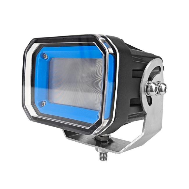 Danger Vehicle Hazardous Area Line Beam Zone LED Pedestrian Blue Red Safety Forklift Warning Light