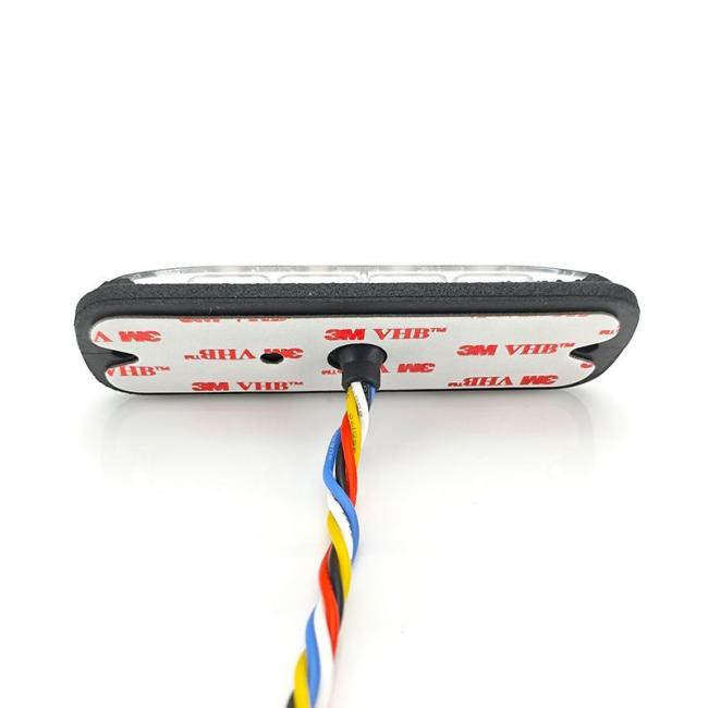 4 LED Strobe Warning Light Strobe Grille Flashing Light Bar Truck Car