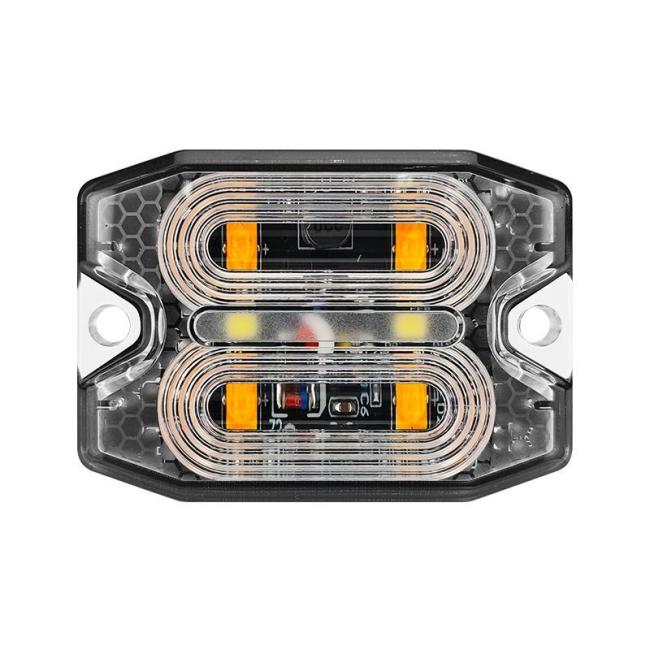 Strobe Light Vehicle Side Marker Surface Mount with Daytime Running Light