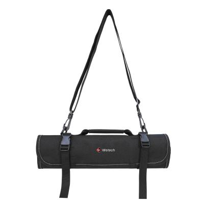 China Comfortable Roll Up Tool Bag Black Roll Up Tool Pouch Medium Capacity for sale