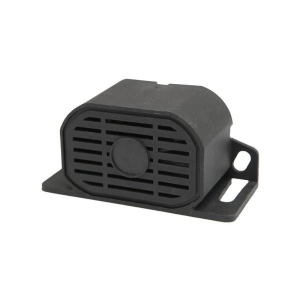 IP67フォークリフトバックアップアラーム 耐久性ナイロン材料のブラックフォークリフトリバースビーパー 15W