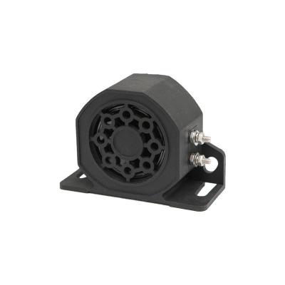 China 12V - 24V Car Reverse Horn IP67 Truck Reversing Alarm Negro com suporte de montagem de aço inoxidável à venda