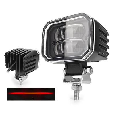 Cina 10V - 80V Forklift Red Zone Light 30W LED Forklift luci di sicurezza con bracket in acciaio inossidabile in vendita
