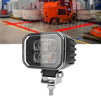 Cina 10V - 80V Forklift Red Zone Light 30W LED Forklift luci di sicurezza con bracket in acciaio inossidabile in vendita