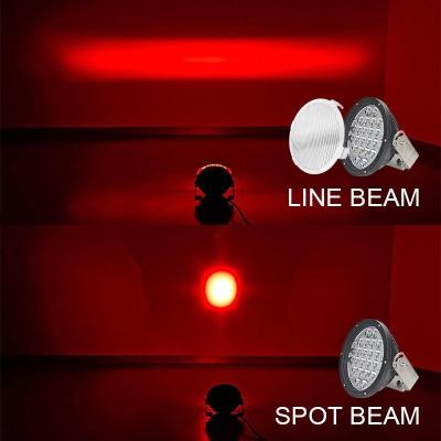 Cina 9inch 72W LED Crane Overhead Spot Linear Warning Light High Power Red Blue Spotlight WT-10872 Universal WT-10872 WT-10872 in vendita