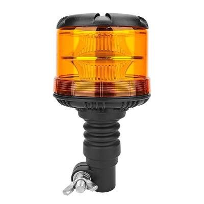 China DC 10V - 36V Signal Beacon Amber Emergency Vehicle Warning Lights Pole DIN Pipe Mount for sale