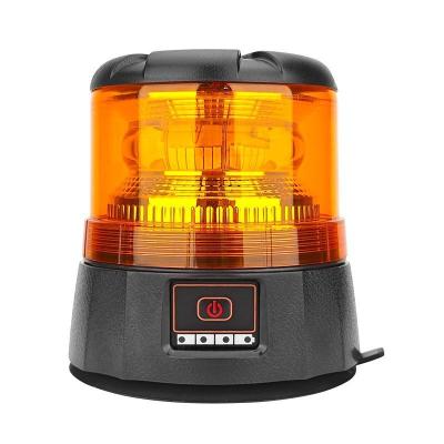 China Aluminium legering Signal Beacon 8W Oplaadbaar Flitsend Beacon Amber Te koop