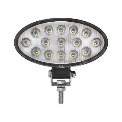 중국 DC 12V 24V 75W 투광등 LED 작업등 타원형 트랙터 작업등 판매용