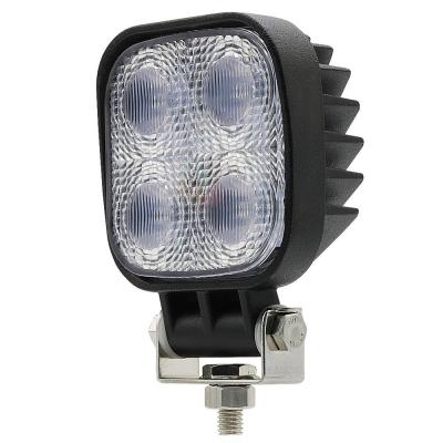중국 3인치 미니 사각 LED 작업등 12W 방수 트랙터 및 트럭용 스테인리스 스틸 브래킷 포함 판매용