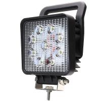 China Square Tractor Spot Lights 27W LED Work Headlight IP67 With Switch for sale