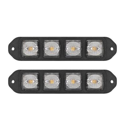 중국 3000K 12W 트럭 스트로브 라이트 4PCS * 3W CREE LED 및 비상 경보 1 년 보증 판매용