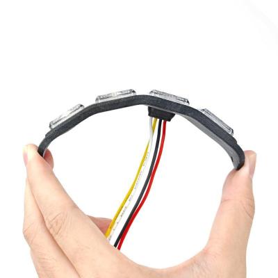 중국 3000K 12W 트럭 스트로브 라이트 4PCS * 3W CREE LED 및 비상 경보 1 년 보증 판매용