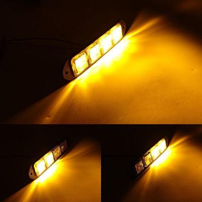 중국 3000K 12W 트럭 스트로브 라이트 4PCS * 3W CREE LED 및 비상 경보 1 년 보증 판매용