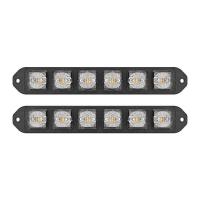 China 6LED Surface Mount Strobe Lights 18W LED Side Marker Lights IP67 for sale