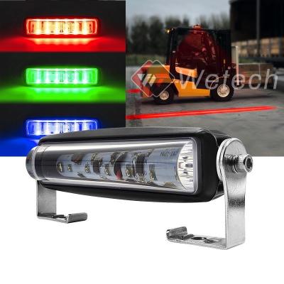 China Green Line Beam LED Work Light Warning Light Forklift Zone Light with 10-80V DC Operating Voltage and PC Lens Material for sale