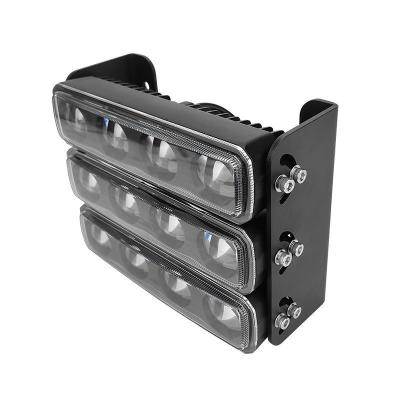 China Forklift Safety Light 3X60W LED Red Warning Light with Stainless Steel Mounting Bracket and Diecast Aluminum Housing for sale