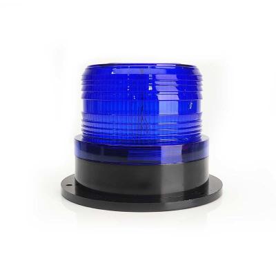 China Zonne-DC 10-110V LED Roterende Flitsende Stroboscoop Blauwe Waarschuwingslicht Flitsend Bakenlicht Te koop