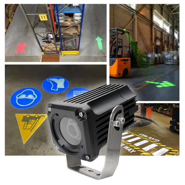 Quality Industrial Gobo Logo Projector 10V - 80V Gobo Projection Light for sale