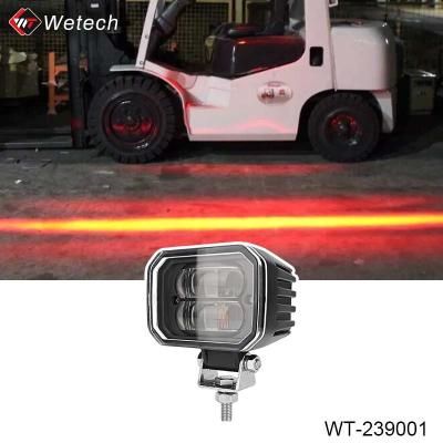 Cina 10V - 80V Forklift Red Zone Light 30W LED Forklift luci di sicurezza con bracket in acciaio inossidabile in vendita