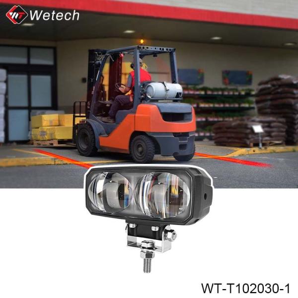 Quality High Brightness Forklift Red Zone Light 30W LED Forklift Lights Waterproof for sale