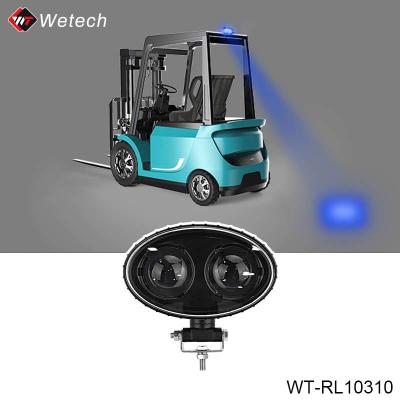 China 10V - 80V Blauw LED Spot Light IP67 Truck Spot Lights Met Montagebeugel van roestvrij staal Te koop