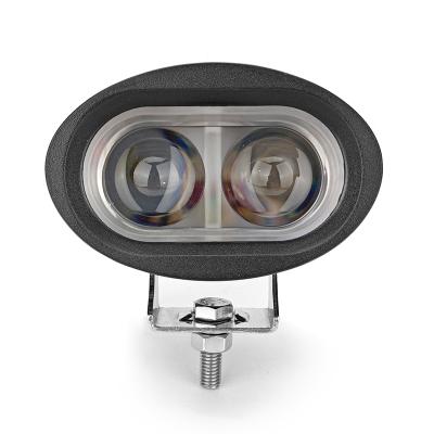China 10-80V DC Forklift Safety Warning Light Waterproof IP 67 10W LED Blue Spot Light for Occupational Safety for sale