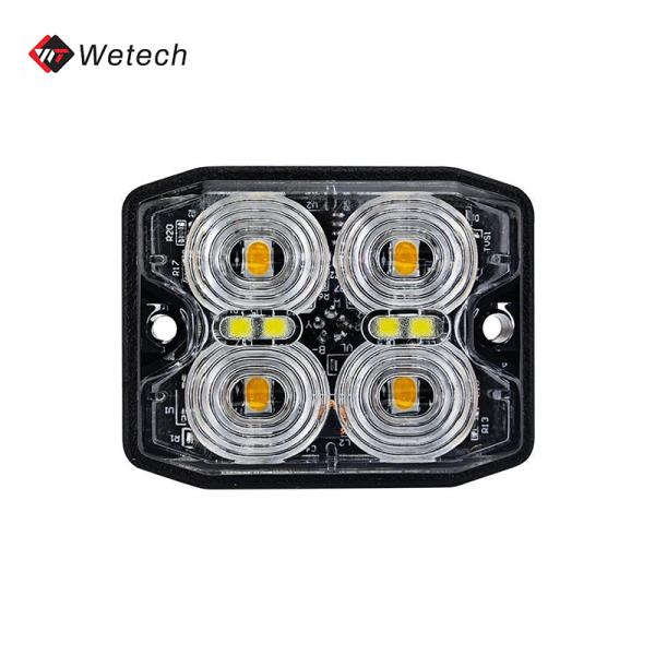 Quality Customized LED Yellow Strobe Light 12W Emergency Strobe Lights For Trucks for sale