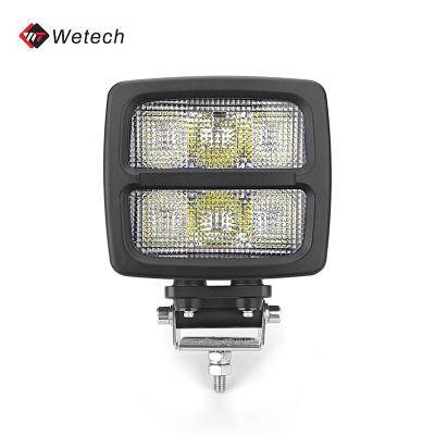 China 120W High Quality Square Auto Lighting Tractor Forklift Heavy Duty Work Light for sale