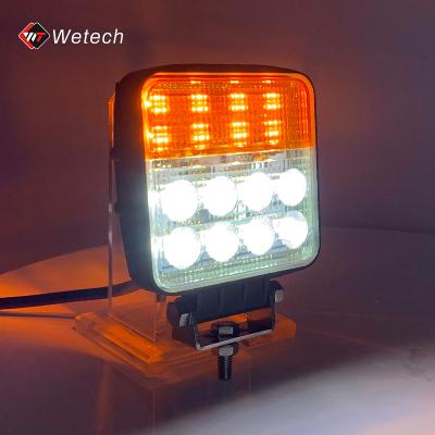 中国 24W LED 投光ビーム オフロード車作業灯 ターンシグナル付き IP67防水 USD決済対応 販売のため