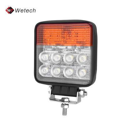 中国 LED作業灯 防水 12V 24V DC 24W イルドビーム ターン信号と耐久設計 販売のため