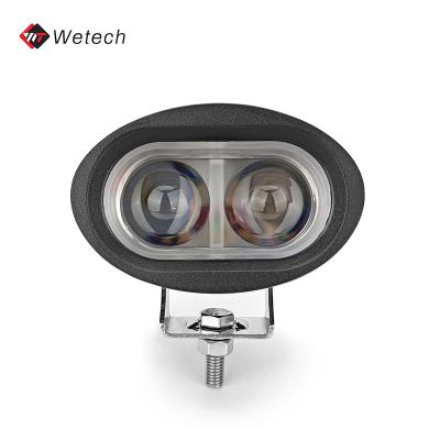 중국 10-80V DC 지게차 안전 경고등 방수 IP 67 10W LED 블루 스팟 라이트 (산업 안전용) 판매용