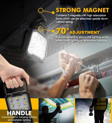 China Universal Multi-Functional Emergency Light with 9PCS*3W LED and 7.4V 14400mAh Li-ion Battery for 100%-30%-SOS Light Modes for sale