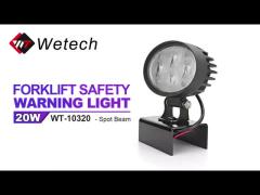 WT-10320 Blue Spot Light 10V - 80V Forklift Blue Spotlight With Collision Safety Zone Warning