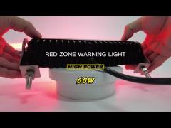 Luz de seguridad de carretilla elevadora de 60W Luzes de perímetro de carretilla elevadora rojo / azul / verde