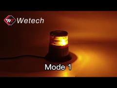 Lâmpada de aviso LED compacta com montagem magnética universal para veículos de motor