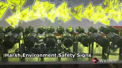 240W LED Gobo Projector IP65 Safety Signs